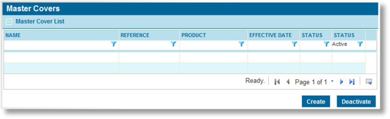 Managing Master Covers