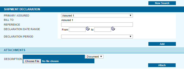 Managing Shipment Declarations