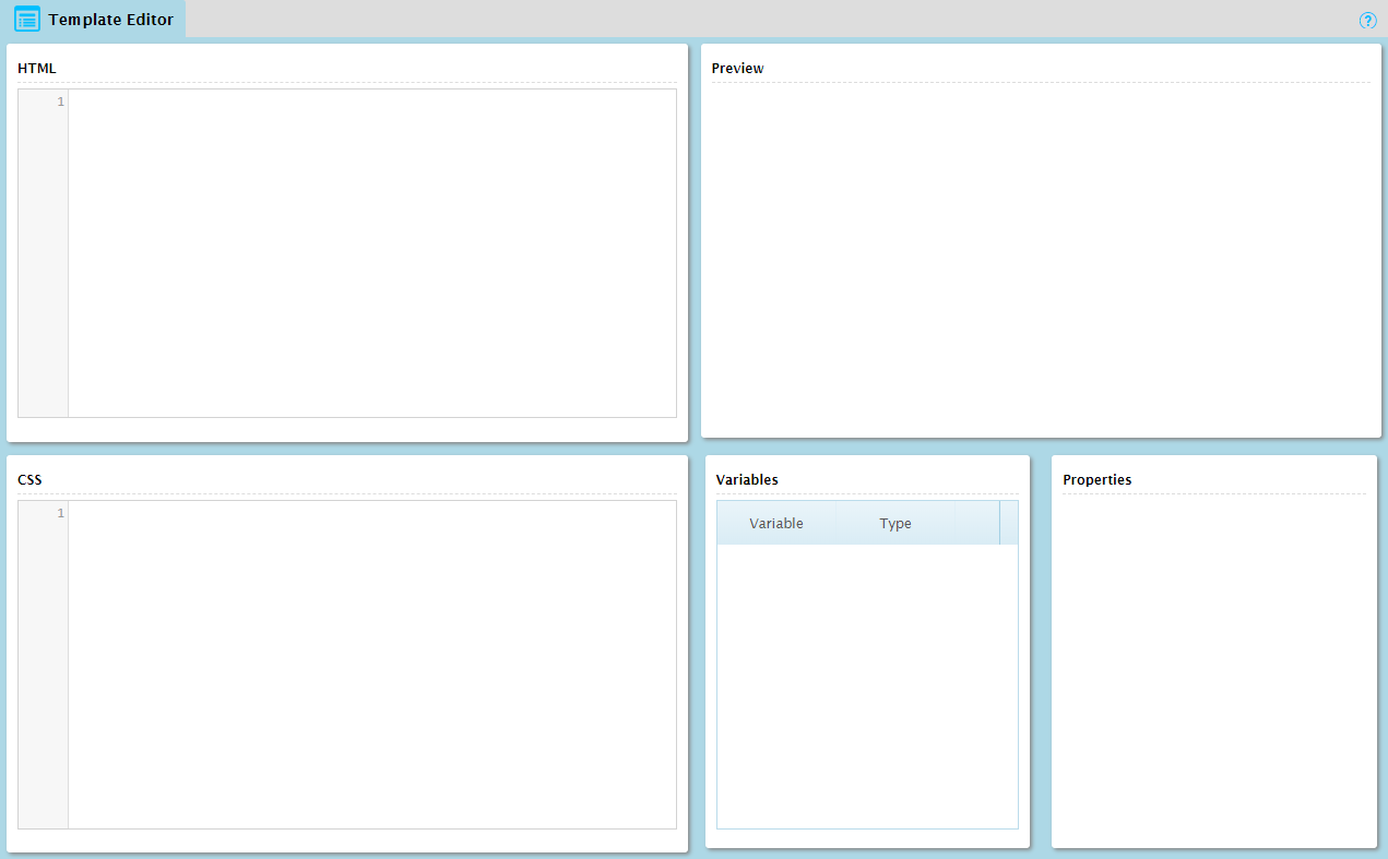 Template Design Tool